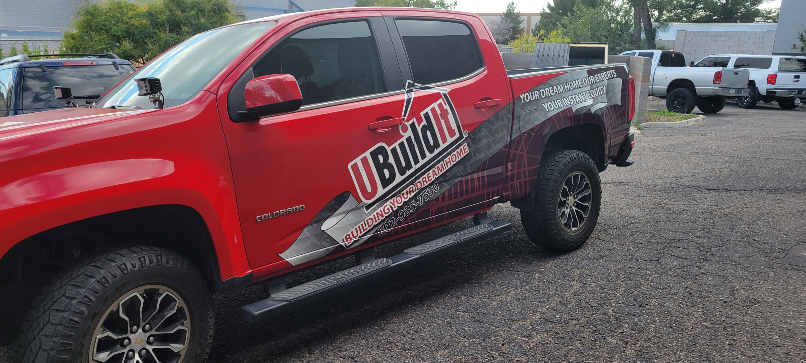 Partial Truck Wrap for the UBuildIt Chevrolet Colorado