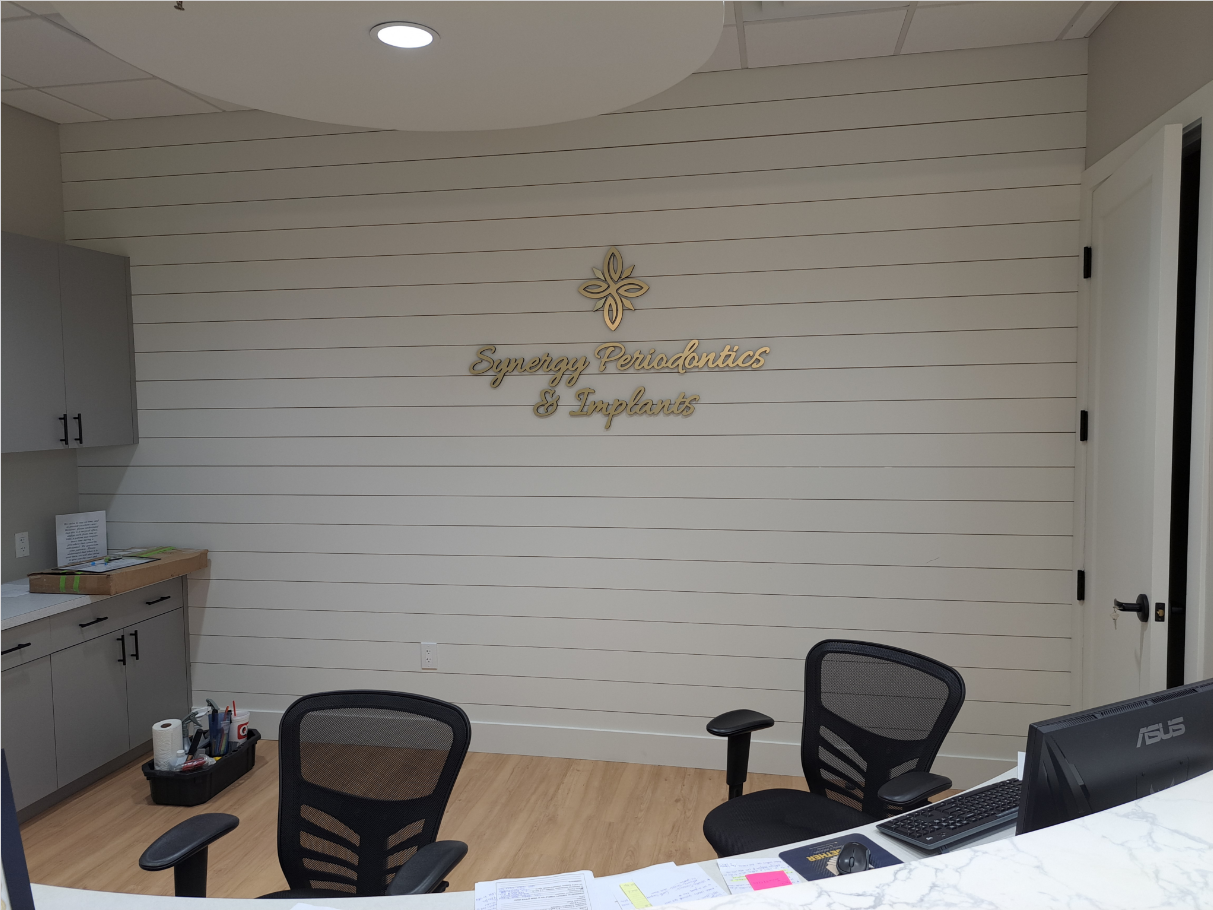 Brushed Gold Laminate Lobby Sign in Gilbert, AZ