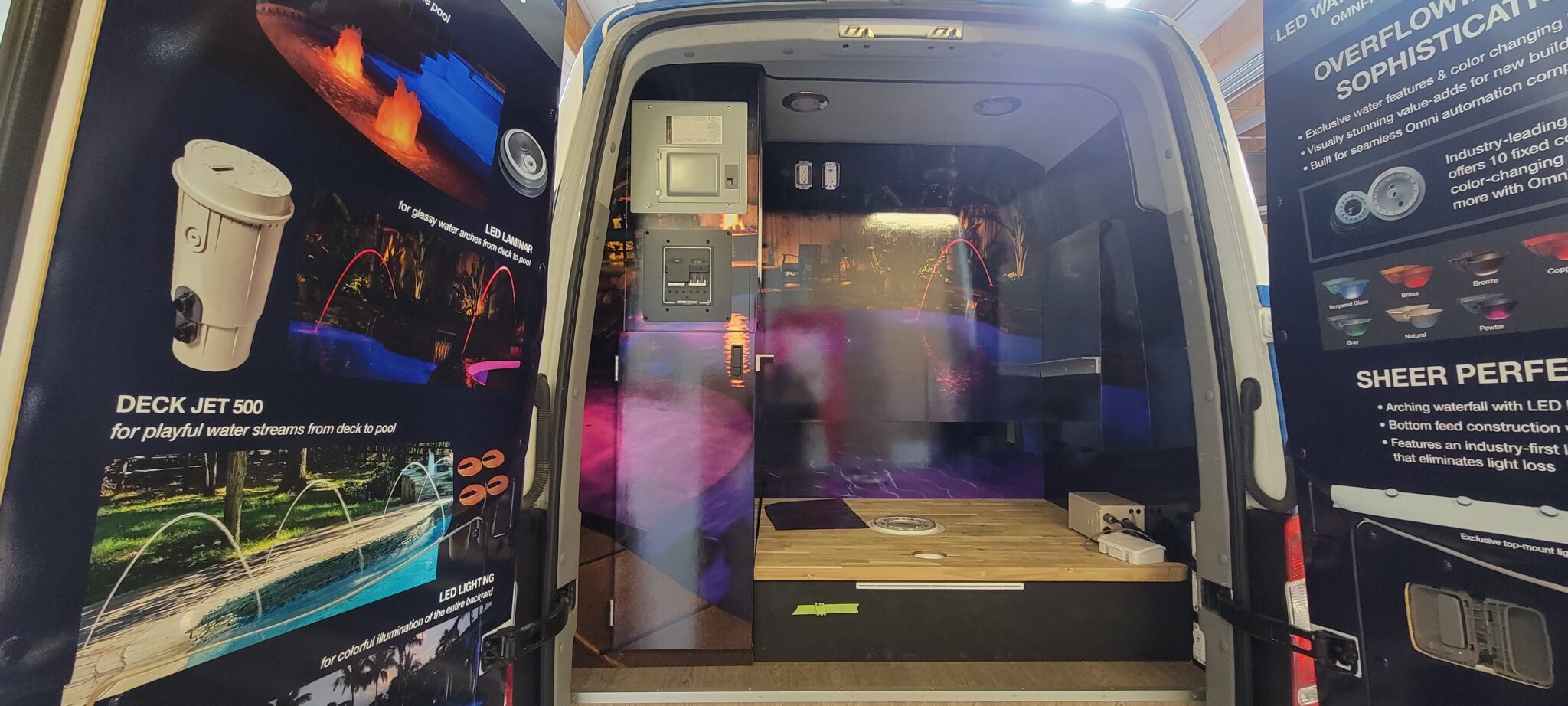 Advertising with Interior Work Van Wraps in Arizona