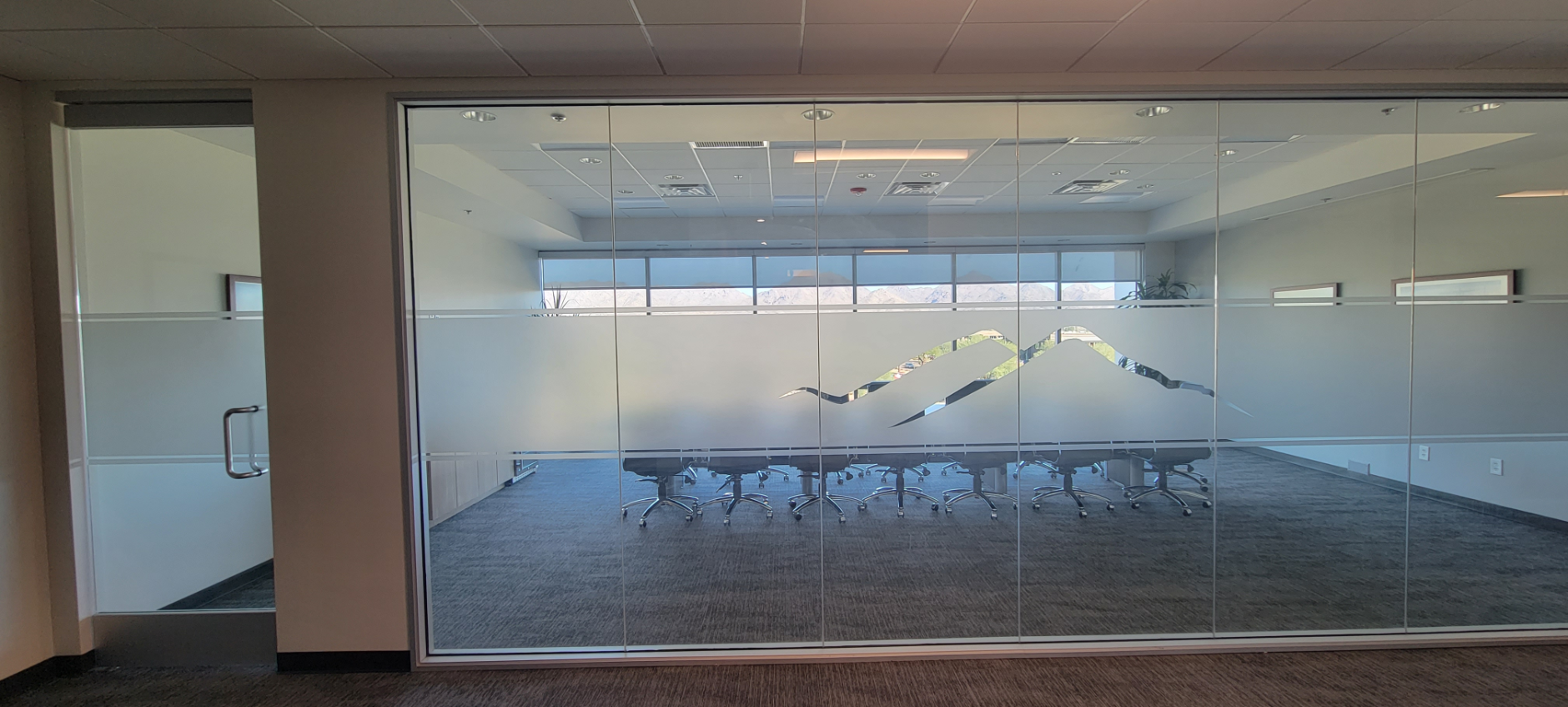Frosted and Etched Conference Room Window Graphics in Scottsdale, AZ ...