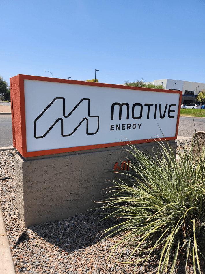 Motive Energy Sets the Tone With Custom New Branding Signs in Tempe, AZ ...